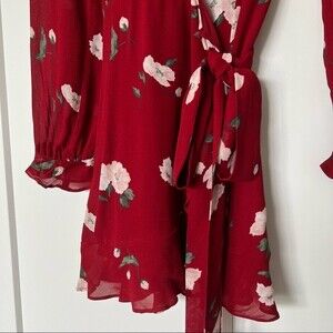 Reformation | Dresses | Reformation New Whitby Dress Sp Red Floral ...